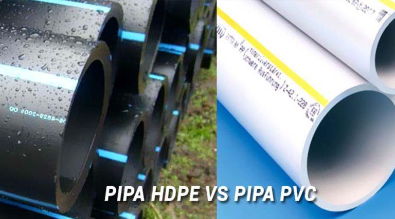 Perbedaan Pipa PVC Dengan Pipa HDPE